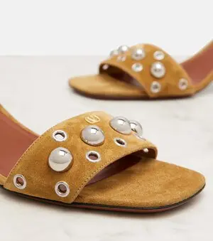 Valentino Garavani Nellcote Studded Suede Sandals