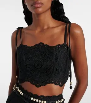Zimmermann Rhiannon Embroidered Cotton Top