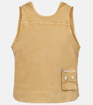 GANNI Cotton-blend Vest