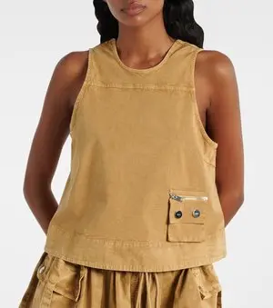 GANNI Cotton-blend Vest