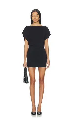 EAVES Rebecca Mini Dress - Black