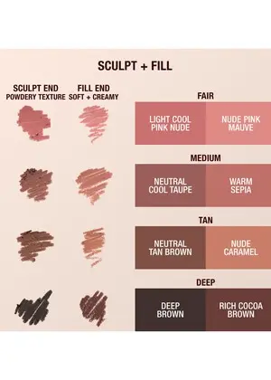 Charlotte Tilbury Lip Cheat Contour Duo - Fair