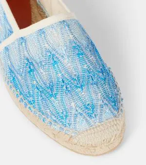 Missoni Zigzag Ombre Espadrilles - Blue