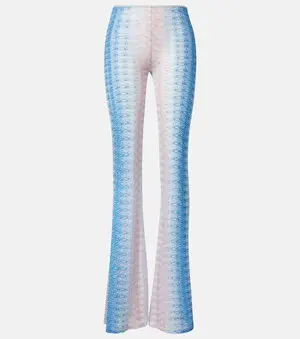 Missoni Semi-sheer Flared Trousers - Multicoloured