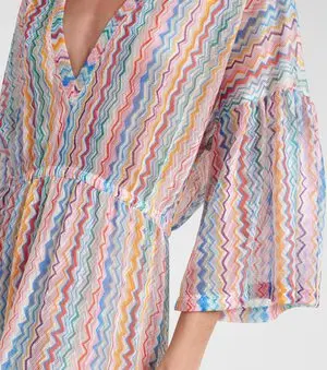 Missoni Zigzag Tiered Beach Dress