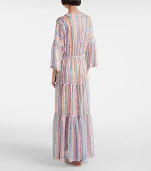 Missoni Zigzag Tiered Beach Dress