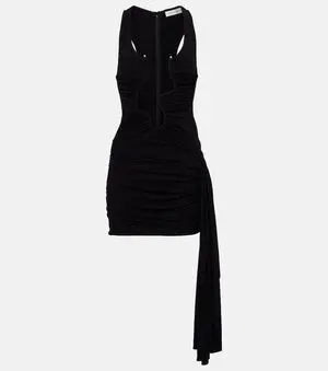 Christopher Esber Salacia Draped Minidress - Black