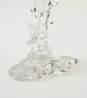 POLSPOTTEN Drip Large Glass Candle Holder Pascal Smelik - Transparent
