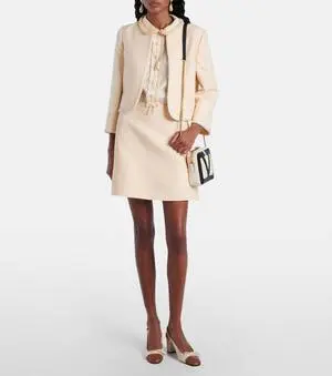 Valentino Garavani Leather Slingback Pumps With Buckle-fastening Ankle Strap