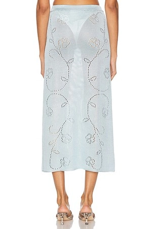 Calle Del Mar Ivy Knit Midi Skirt