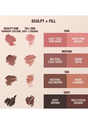 Charlotte Tilbury Lip Cheat Contour Duo - Medium