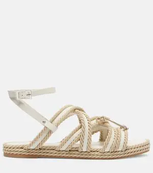 Mach & Mach Embellished Woven Sandals