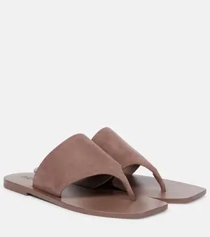 A.emery Paton Suede Slides - Brown