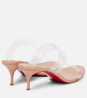 CHRISTIAN LOUBOUTIN Blush/lin Blush Stiletto Sandals - Transparent