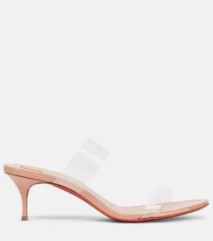 CHRISTIAN LOUBOUTIN Blush/lin Blush Stiletto Sandals - Transparent