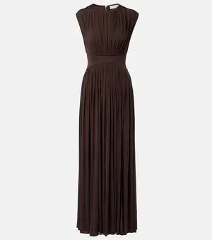Zimmermann Illuminate Gathered Maxi Dress - Brown