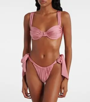 Faithfull The Brand Costa Bikini Bottoms - Pink