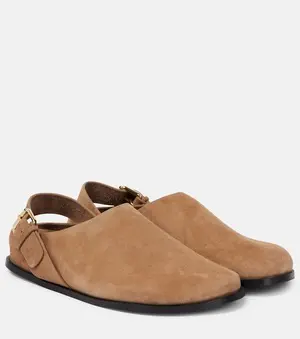 A.emery Louis Suede Clogs - Brown