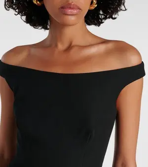 Safiyaa Bree Draped Midi Dress