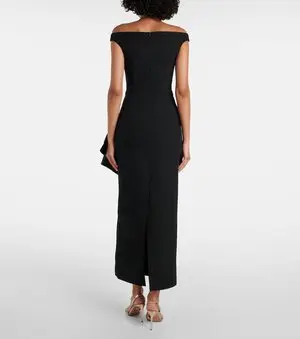 Safiyaa Bree Draped Midi Dress