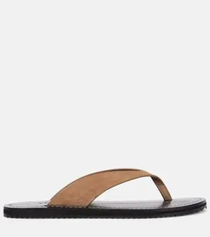 A.emery Flora Suede Thong Sandals