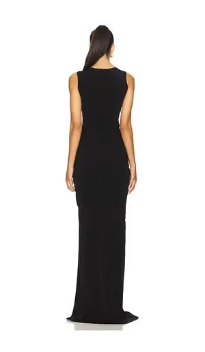 SID NEIGUM Belted Gathered Dress