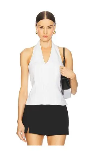 A.L.C. Cora Halterneck Top - Ivory