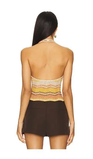Retrofete Luz Crochet Halter Top
