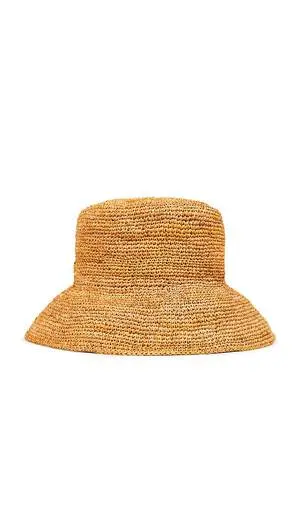 CASA CLARA Sydney Woven Raffia Bucket Hat
