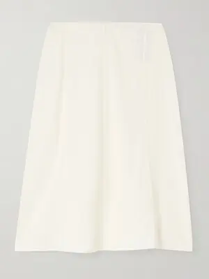 JIL SANDER Paneled Jersey Midi Skirt