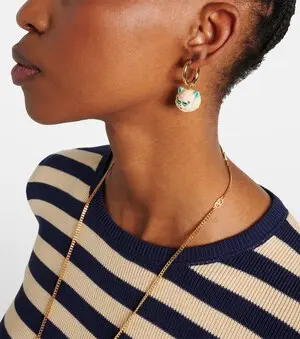 Valentino Garavani Le Chat De La Maison Single Earring - Multicoloured