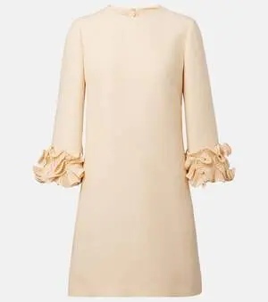 Valentino Garavani Crepe Couture Mini Dress - Yellow