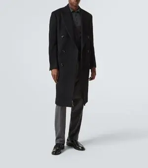 LARDINI Wool And Cashmere Tailored Suit Pants