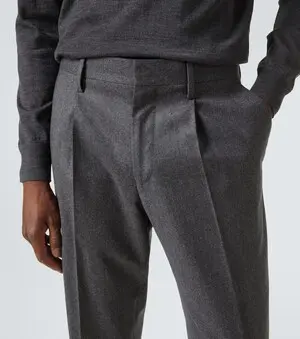 LARDINI Wool And Cashmere Tailored Suit Pants