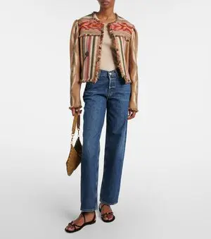 AGOLDE V-waist Baggy Straight Jeans In Nexus