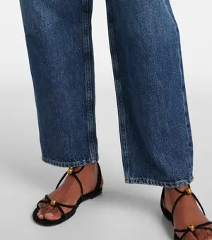 AGOLDE V-waist Baggy Straight Jeans In Nexus