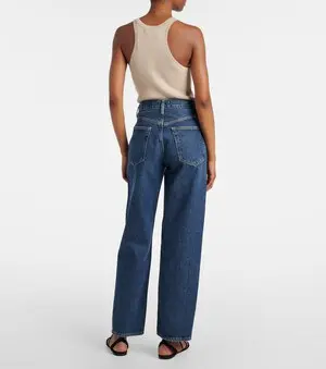 AGOLDE V-waist Baggy Straight Jeans In Nexus