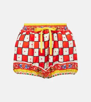 Dolce & Gabbana Printed Cotton Shorts - Multicoloured