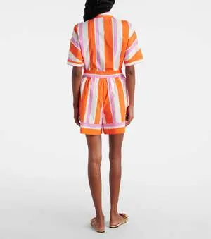 Dolce & Gabbana Striped Cotton Shorts