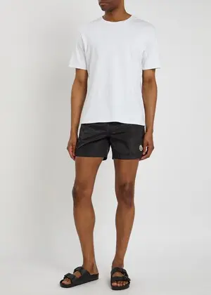 Moncler Logo Shell Swim Shorts - Black