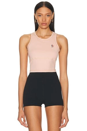Moncler Cropped Jersey Tank Top