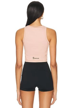 Moncler Cropped Jersey Tank Top