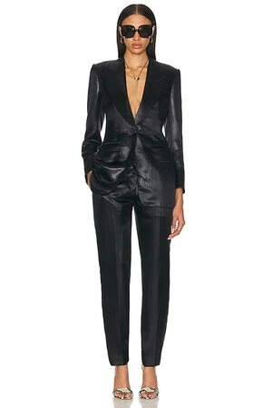 TOM FORD Single Breasted Peak Lapel Jacket