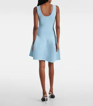 Simkhai Larina Flared Minidress - Blue