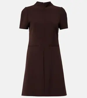 COURREGES Twill Minidress - Brown