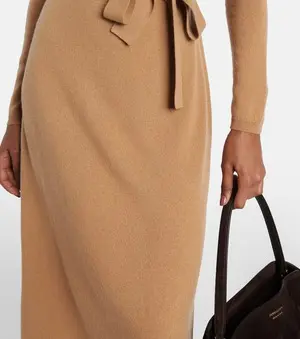Jardin Des Orangers Wool And Cashmere Wrap Dress
