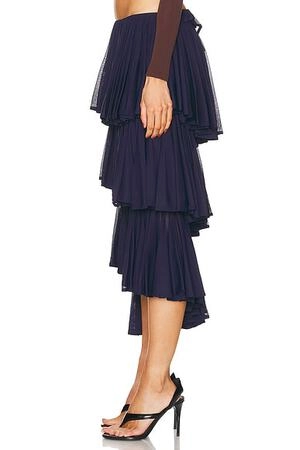 Alaïa Tiered Ruffle Skirt
