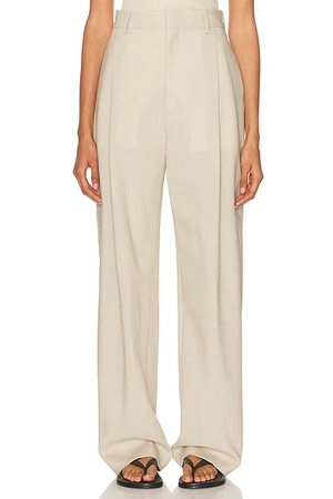 Wardrobe.NYC Mid Rise Tailored Trousers