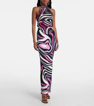 Emilio Pucci Marmo High-rise Maxi Skirt