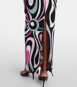 Emilio Pucci Marmo High-rise Maxi Skirt